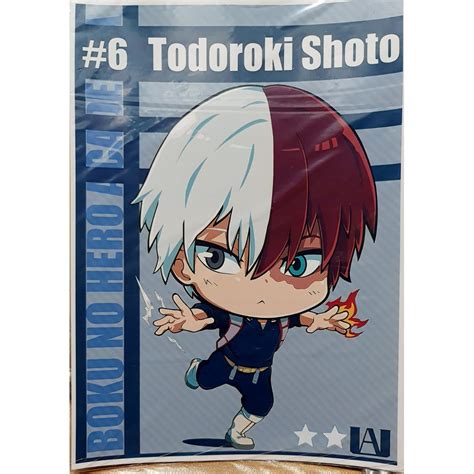Poster A4 Todoroki Shoto Chibi Papel Fotográfico Shopee Brasil