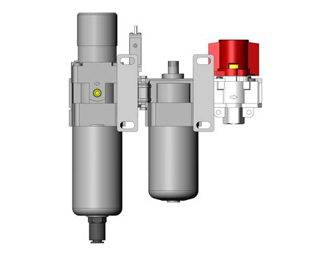 SMC AC40A N04CG SV RZ A Fr L Combo Modular MODULAR F R L