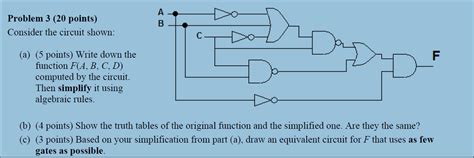 solved problem 3 20 points consider the circuit shown