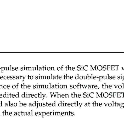Parameters Of The Sic Mosfet And Associated Circuit In Ltspice Download Scientific Diagram