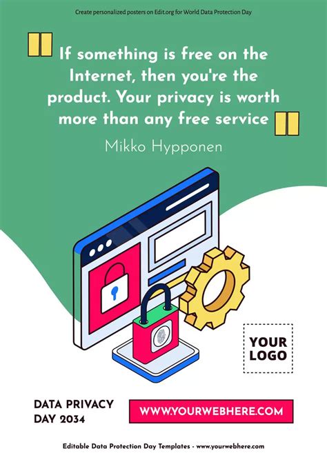 Data Privacy Day Poster Templates