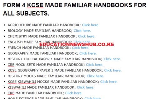Download Free Kpsea 2024 Exam Papers Ke