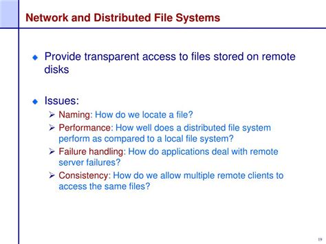 Ppt Network And Distributed File Systems With Content From Distributed Communication Systems