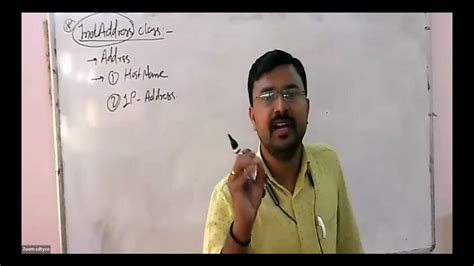 Msbte Lecture Inetaddress Class Tcpip Sockets Youtube