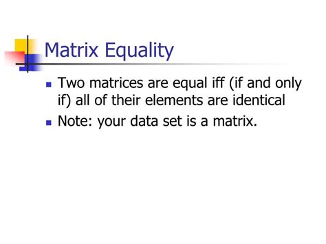 PPT Matrix Algebra PowerPoint Presentation Free Download ID 2436354
