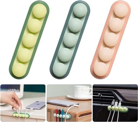Multifunctional Wire Cable Fixed Holder (Pack of 3 Pcs) – EnVoque