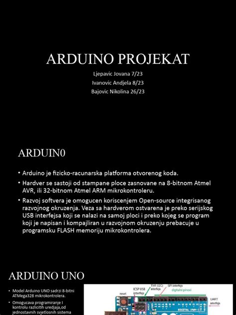 arduino projekat pdf