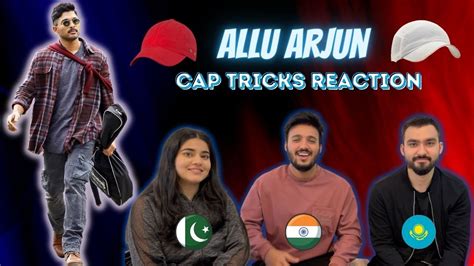 Allu Arjun Cap Tricks Reaction Lover Also Fighter Also Song Behind