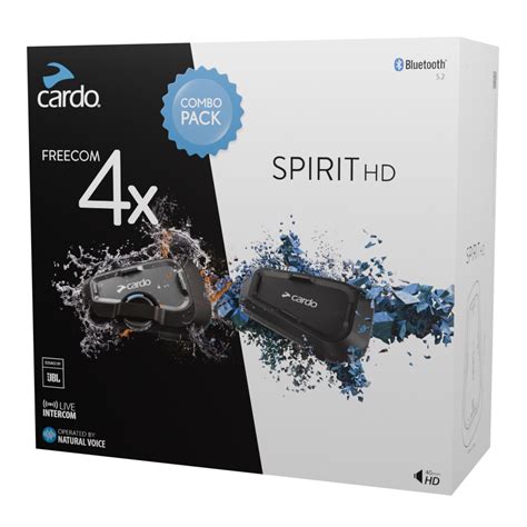Freecom 4x And Spirit Hd Combo Pack Cardo Systems