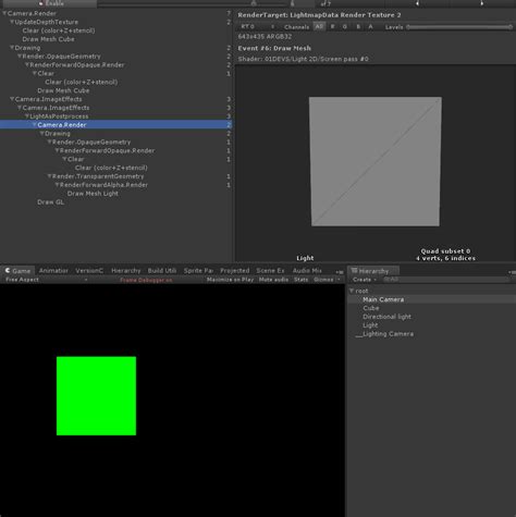 Writing Into A Render Texture Using Depth Buffer From Another Render