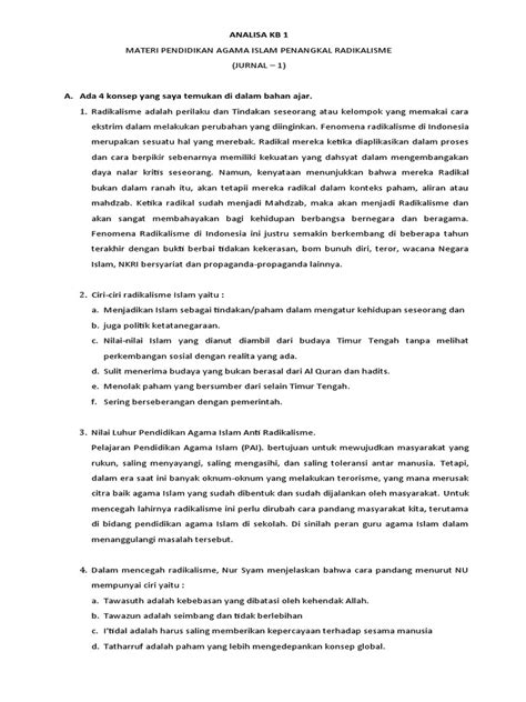 Analisa Kb 1 Modul 4 Pdf