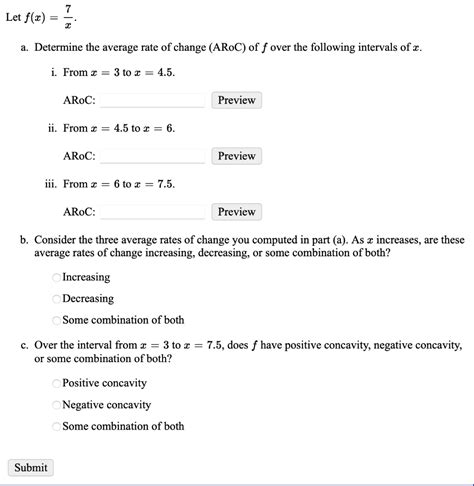 Solved Let F X A Determine The Average Rate Of Change Chegg