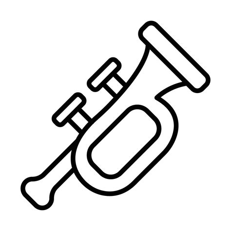 Bugles Line Icon 44808989 Vector Art At Vecteezy