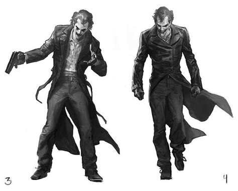 Joker Concept Art For Batman Arkham Origins — Geektyrant Batman