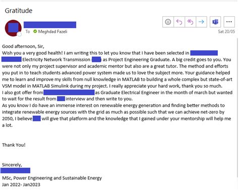 An Alumni Success Story