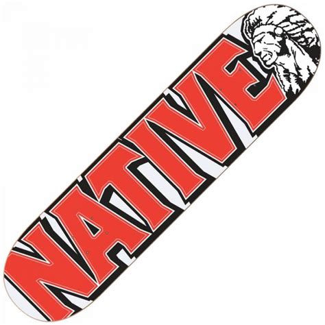 Native Power White Skateboard Deck 7 75 Skateboards From Native Skate Store Uk