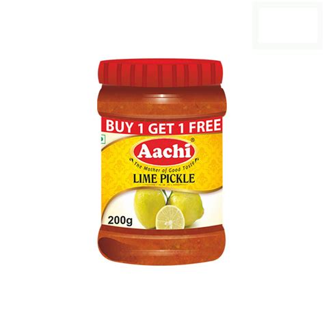 Aachi Lime Pickle 200 Gram 200 Gram Free Mantra Food