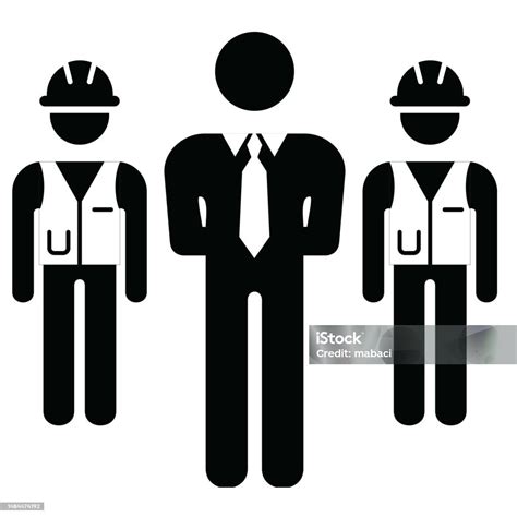 관리자 및 작업자 아이콘입니다 사람과 직업 픽토그램 플랫 디자인 벡터 강사에 대한 스톡 벡터 아트 및 기타 이미지 강사 개인 장식품 건강한 생활방식 Istock