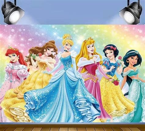 7ftx5ft Princess Backdrop Etsy