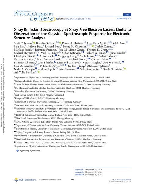 Pdf X Ray Emission Spectroscopy At X Ray Free Electron Lasers Limits