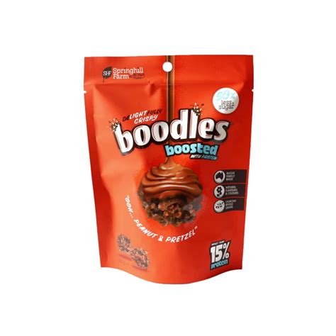 Boodles® Boosted Peanut And Pretzel 90g Carton Springhill Farm
