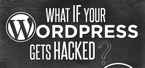 What If Your WordPress Gets Hacked