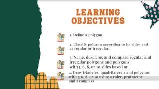 Polygon Math Education Presentation In Colorful Abstract Style Pptx