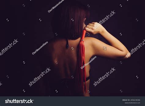 Sexy Woman Leather Whip Concept Bondage Stock Photo Shutterstock