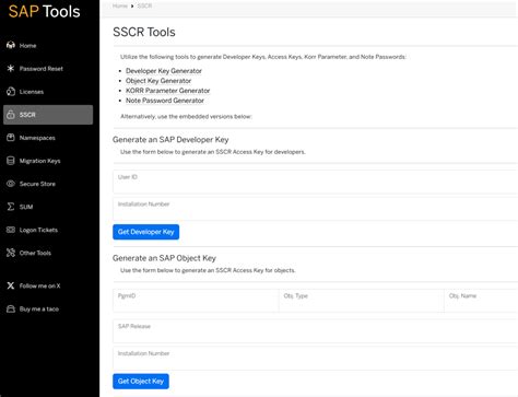 Sap Tools For Keys Sap Tools For Keys