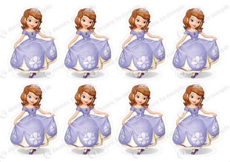 Kit Imprimible Princesa Sofía Lila Decora Tu Cumple