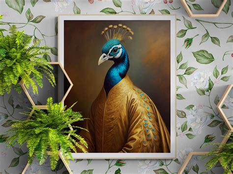 Peacock Wall Art Abstract Peacock Art Wall Decor Elegant Peacock
