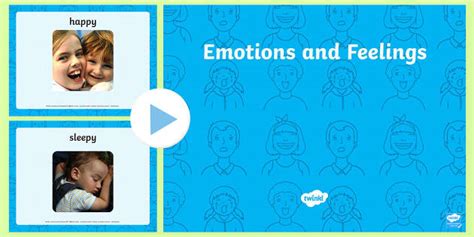 Emotions And Feelings Photo PowerPoint Teacher Made