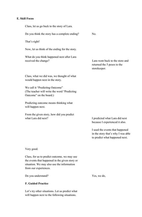 PREDICTING OUTCOME DOC