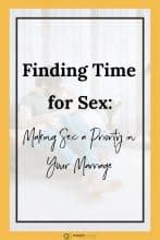 Finding Time For Sex