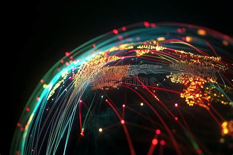 Global Network Connections Stock Illustration Illustration Of Signal 341301326