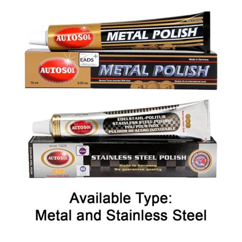 100 Original Autosol Metal Polish Rust Remover Chrome Cleaner Autosol