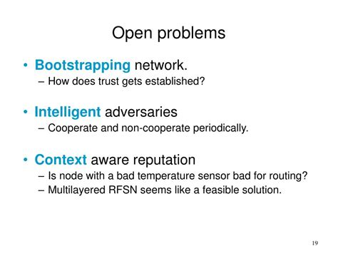 Ppt Reputation Based Framework For High Integrity Sensor Networks Powerpoint Presentation Id