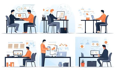 Premium Ai Image Team Writes Code Programming For App Or Website Flat