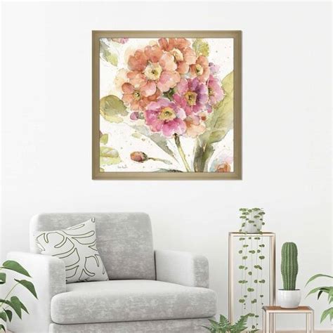 Lisa Audit Country Bloom Vi Framed Plexiglass Wall Art Bed Bath