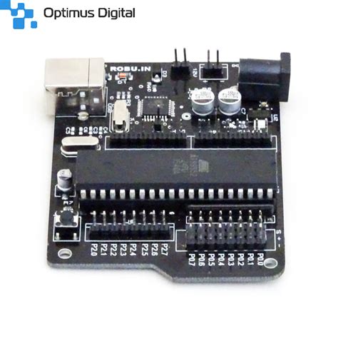smartelex aryabhatta 8051 development board at89s52 with onboard usb programmer optimus digital