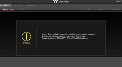 TT Plus Cannot Detect Controller Warning Liquid Cooler Tt Community