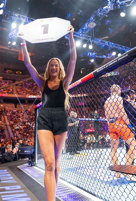 Sophie Cunningham Dana White Link At Fever Aces Game After Ufc Cameo