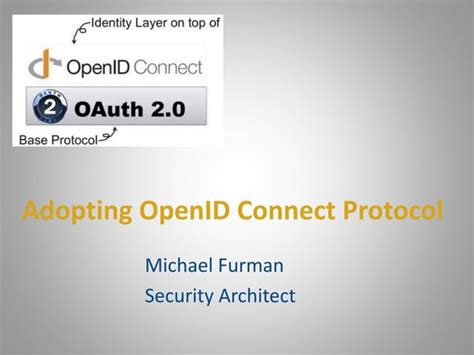 Openid Connect Protocol Pptx Internet Computing