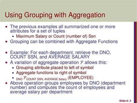 ppt enhancing database operations with aggregate functions and