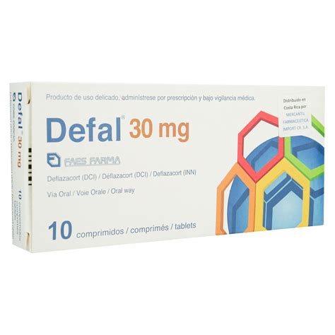 Comprar Defal 30 Mg Precio Indicado Por Unidad Walmart Costa Rica Walmart Costa Rica