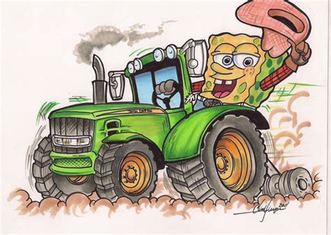 Farmer Spongebob By Chrisfurguson On Deviantart