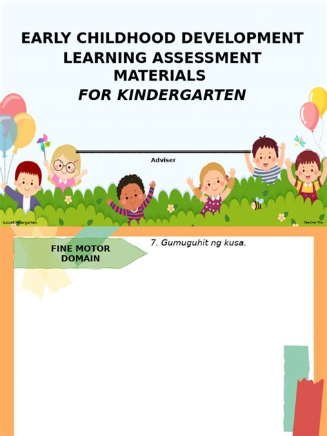 Eccd Assessment Tool Tagalog F 1 Pdf