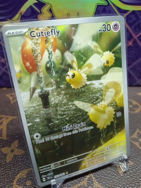 Cutiefly 172 162 Illustration Rare Temporal Forces Pokemon Tcg Card