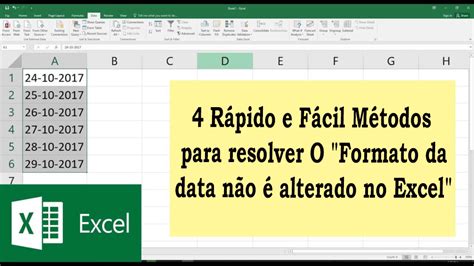 4 rápido e fácil métodos para resolver o formato da data não é