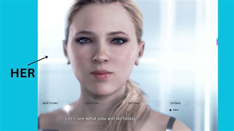 We Met The Loading Screen Lady Detroit Become Human Full Gameplay